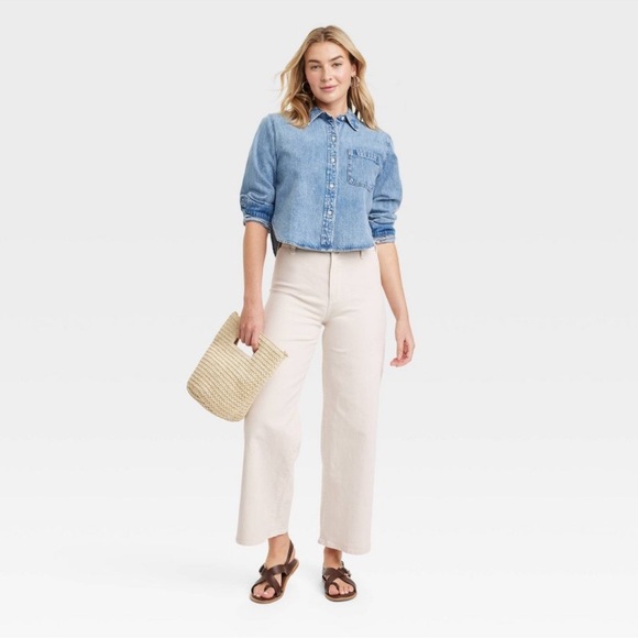 Universal Thread | Jeans | Highrise Sailor Wide Leg Ankle Jeans ...